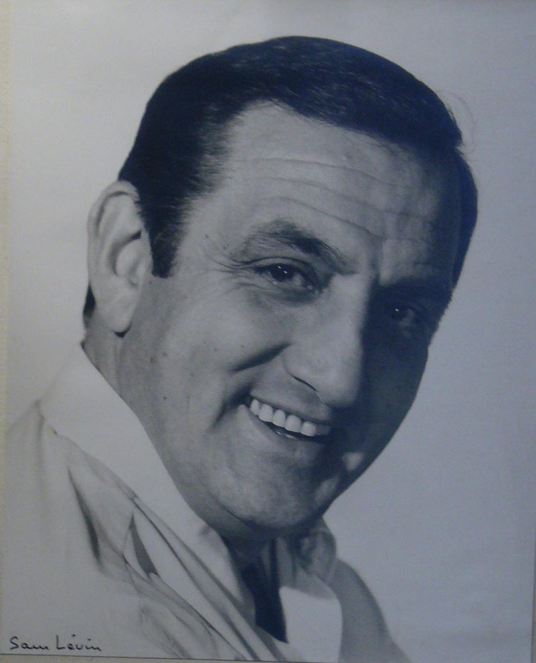 Sam Levin - Lino Ventura - signed photograph, 50x40 cm. For Sale at 1stDibs