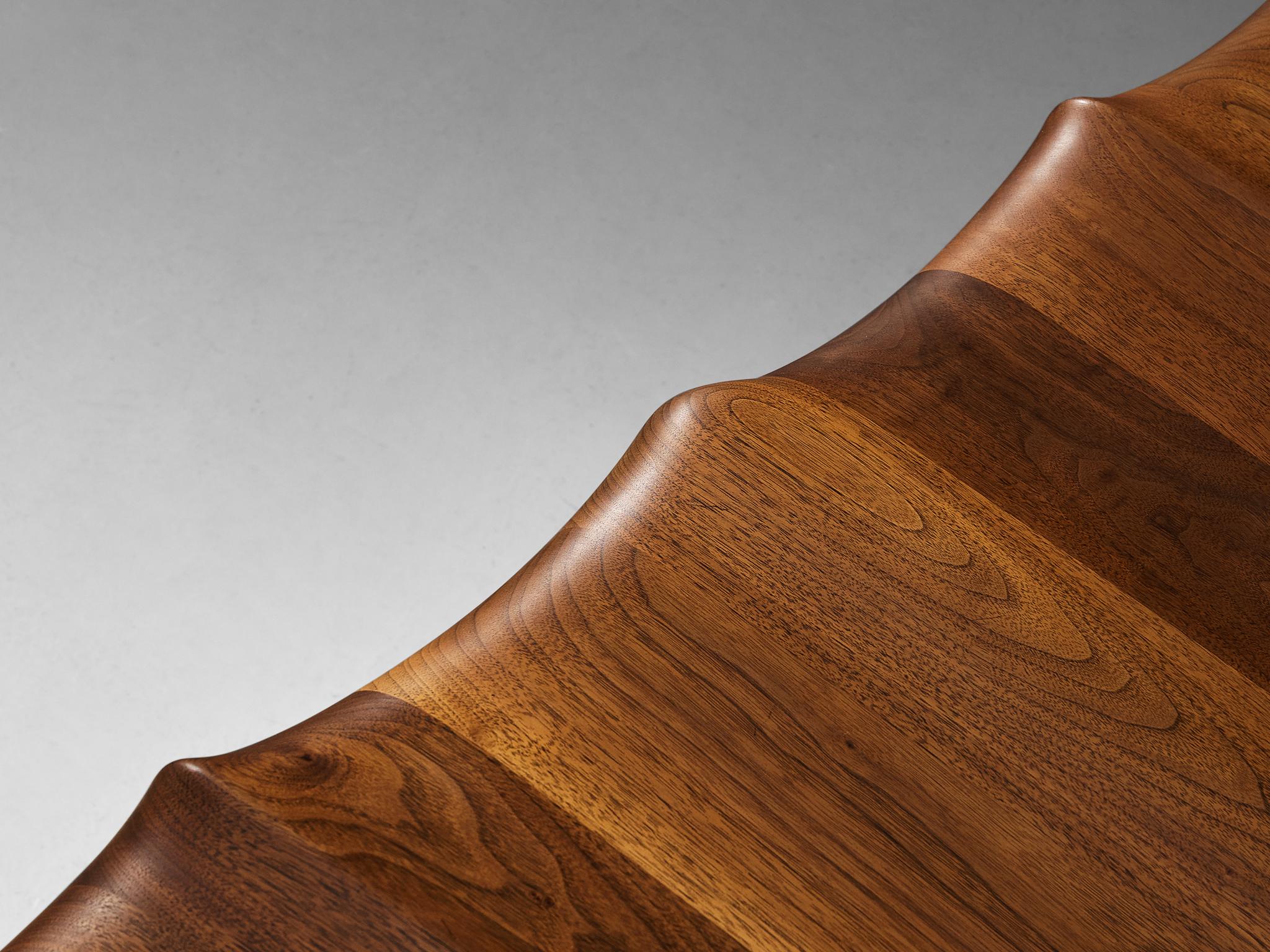 Sam Maloof Settee or Bench in Walnut For Sale at 1stDibs