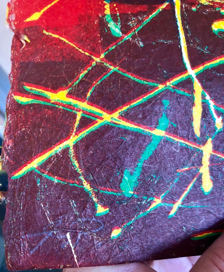 Sam Messer - Large Abstract Expressionist Figure Handmade Paper Etching ...