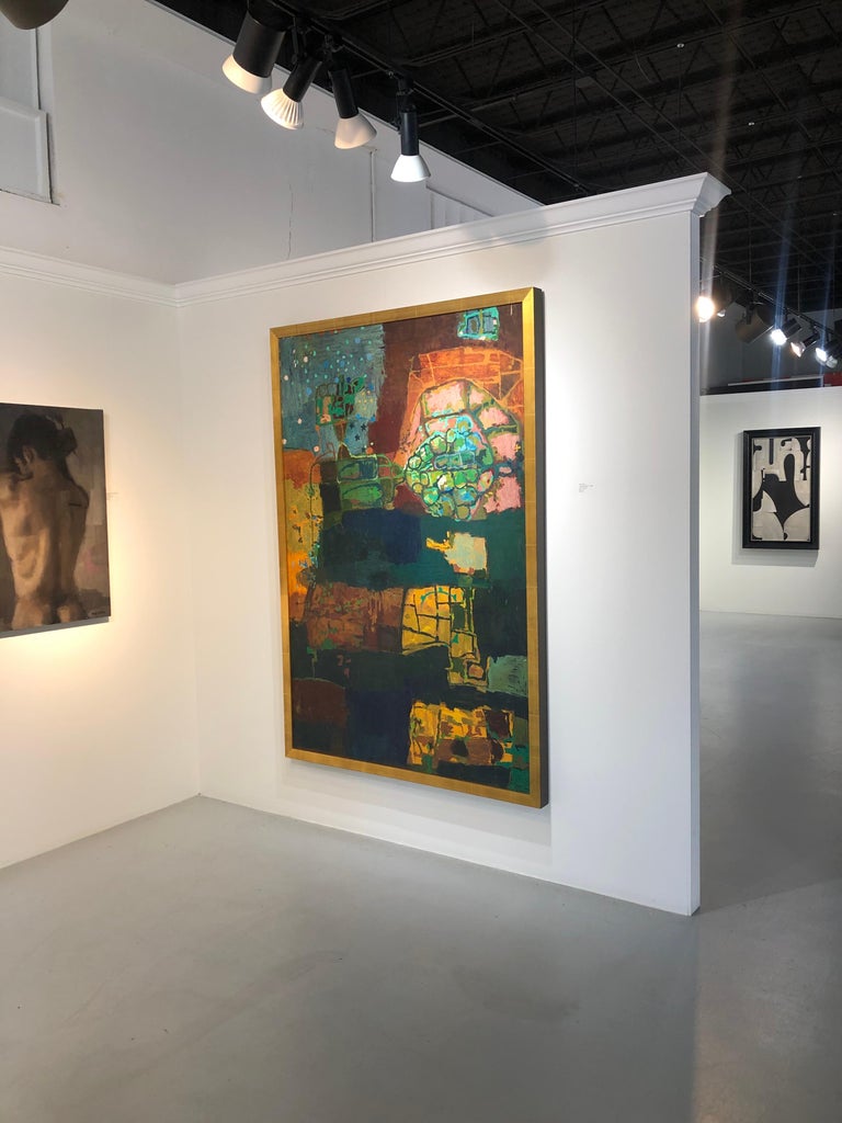 Sam Perry - Large Vintage Oil Painting Titled: “Subterranean” at 1stDibs