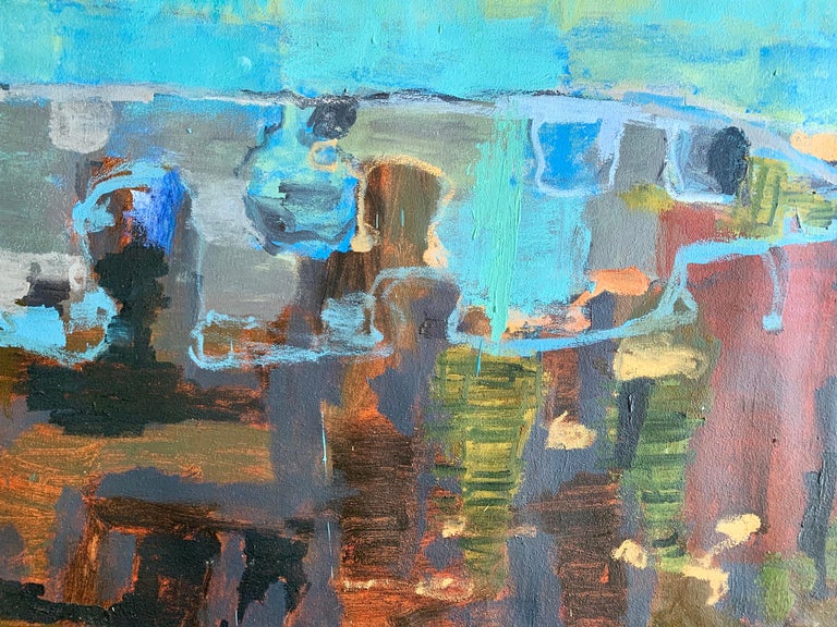 Sam Perry - Sam Perry "Untitled", very large abstract contemporary oil ...