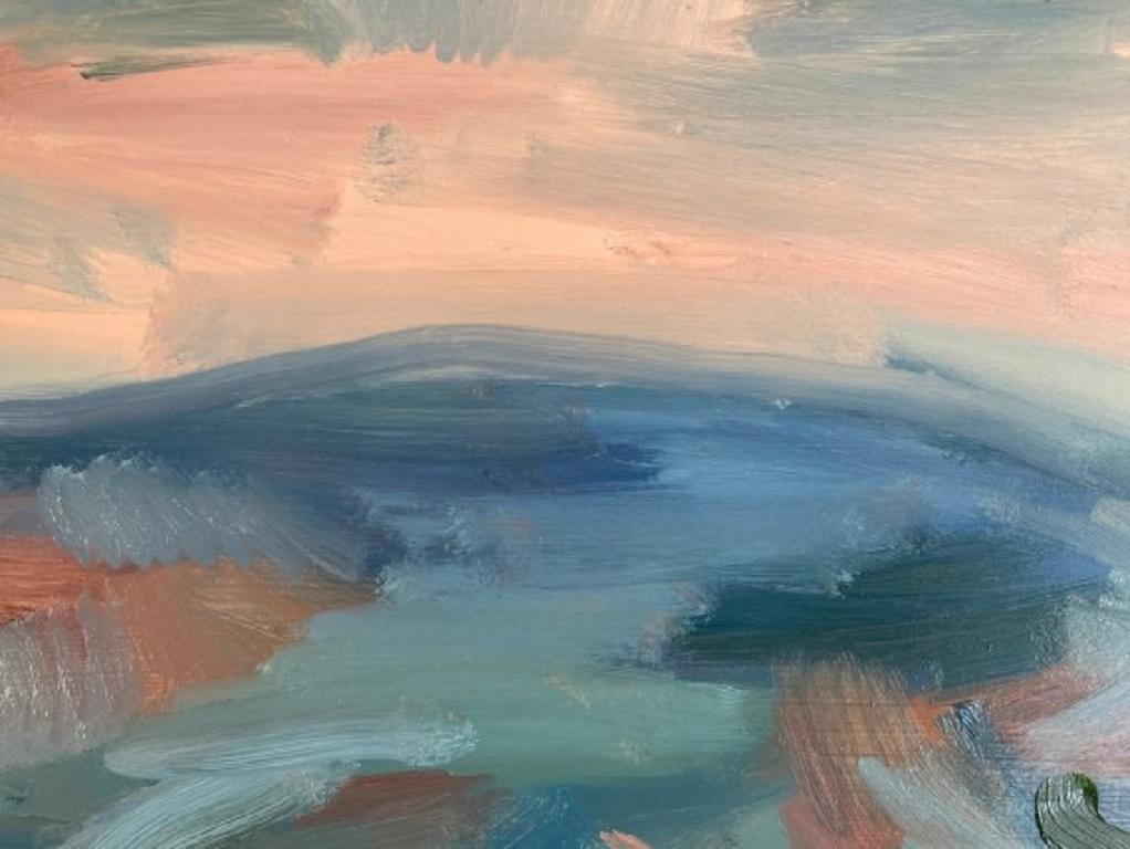 Sam Travers - Sam Travers, Blue Remembered, Original Landscape Painting ...