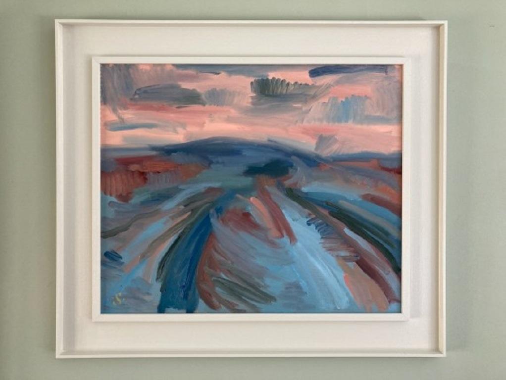 Sam Travers - Sam Travers, Blue Remembered, Original Landscape Painting ...