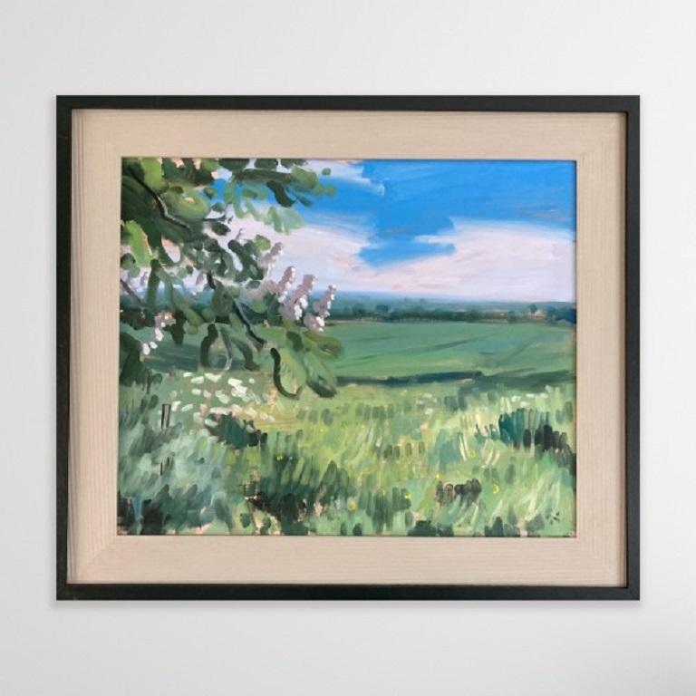 Sam Travers - Sam Travers, Horse Chestnut May, Original landscape ...