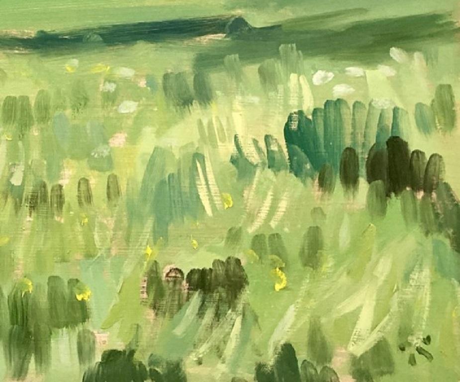 Sam Travers - Sam Travers, Horse Chestnut May, Original landscape ...