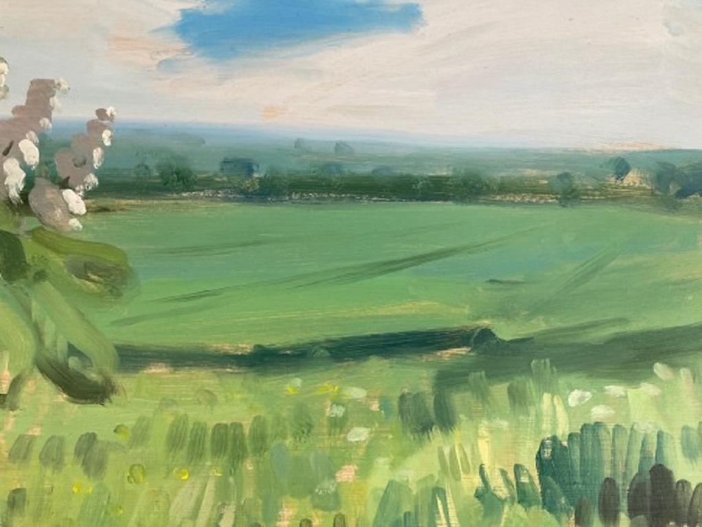 Sam Travers - Sam Travers, Horse Chestnut May, Original landscape ...