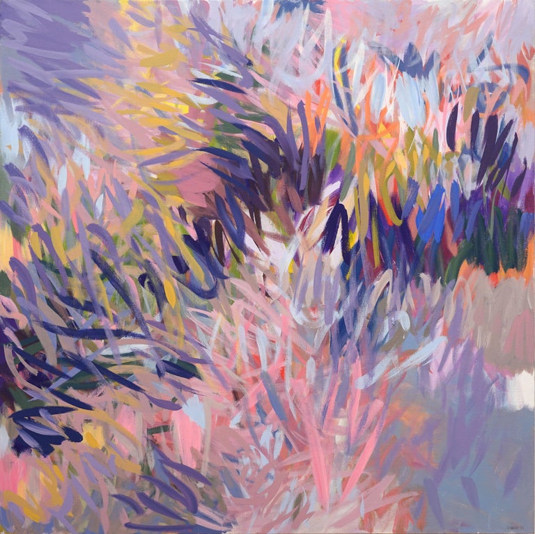 Samia Halaby - Written with a brush For Sale at 1stDibs