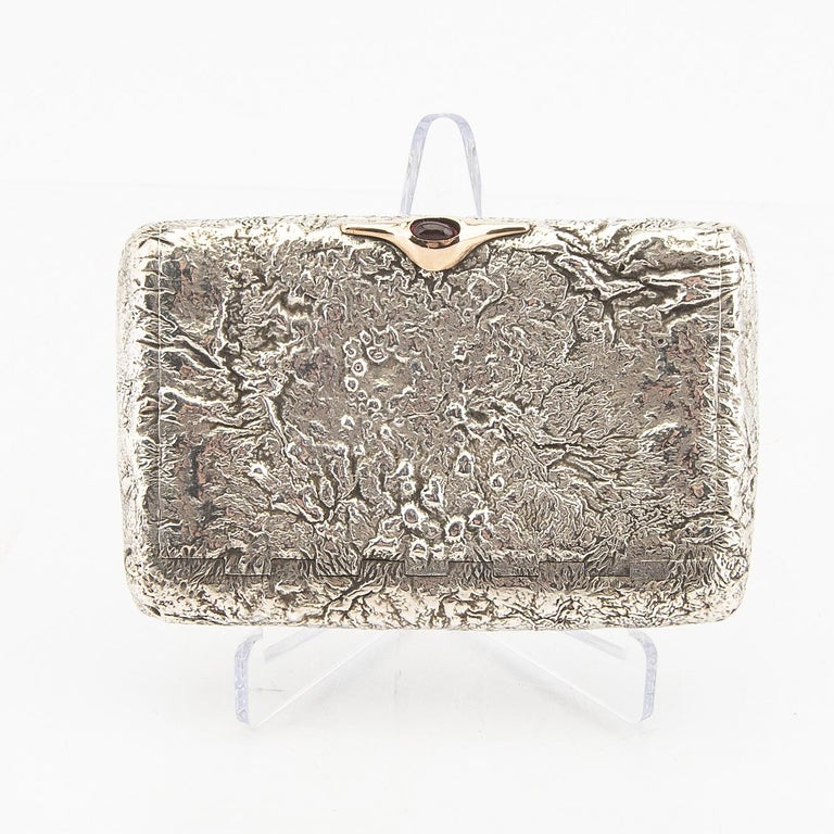 Samodorok Silver Cigarette Case Russia 1900 For Sale at 1stDibs