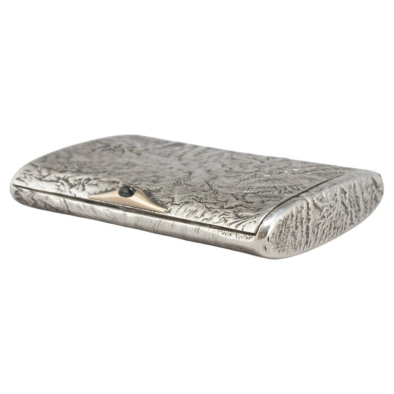 1920 silver cigarette case