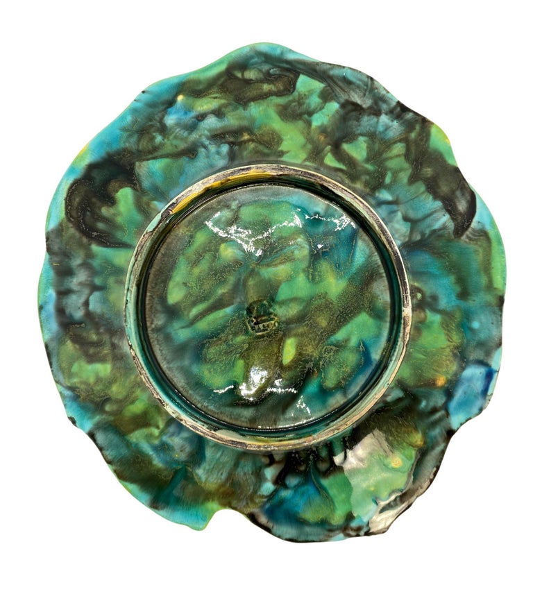 Samuel Alcock Majolica Grape and Strawberry Tray, English, ca. 1875 For ...