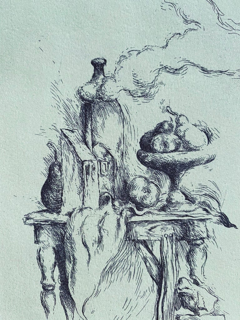 Samuel Bak - Samuel Bak Surrealist Etching Israeli Bezalel Artist ...