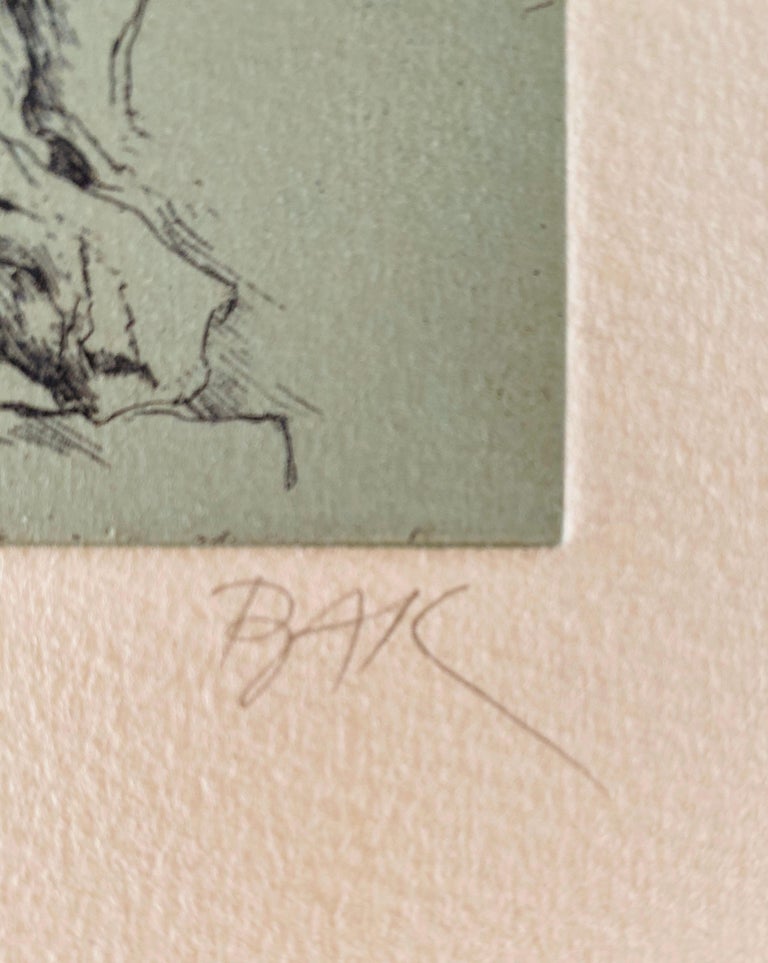 Samuel Bak - Samuel Bak Surrealist Etching Israeli Bezalel Artist ...