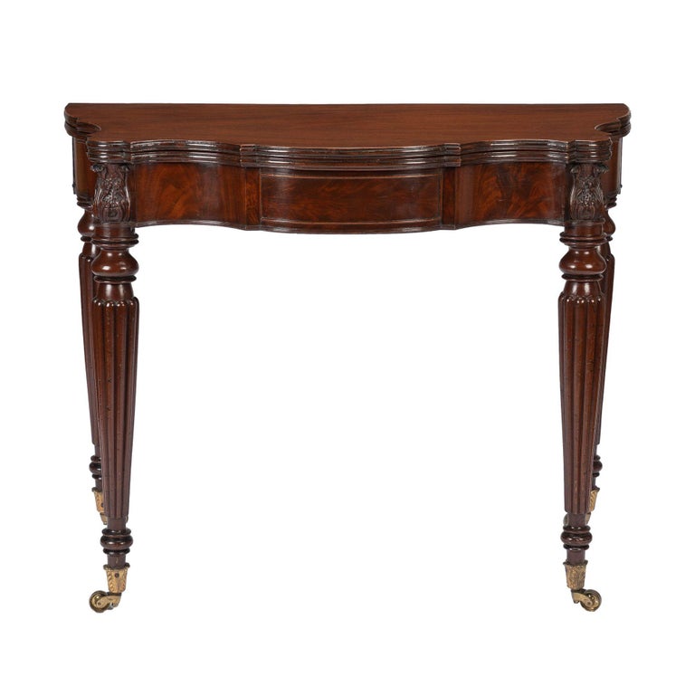 Samuel Field Macintire 'Attributed' Mahogany Fliptop Game Table '1810 ...
