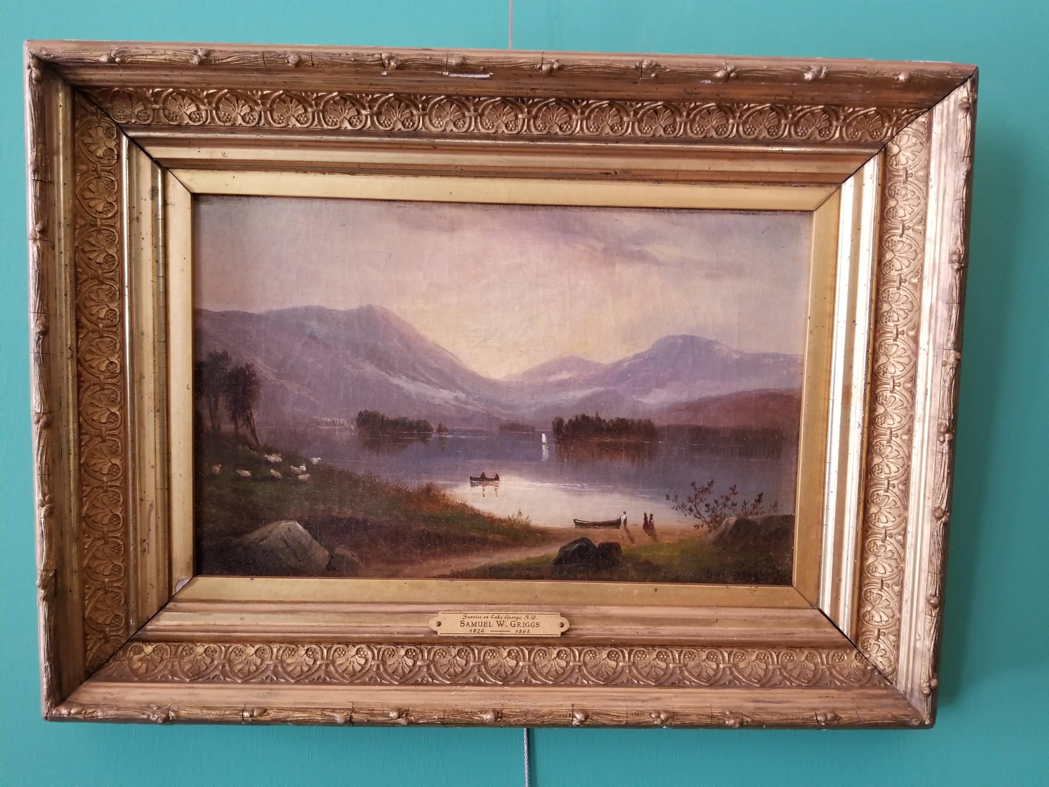 Samuel Griggs - Sunrise on Lake George New York For Sale at 1stDibs ...