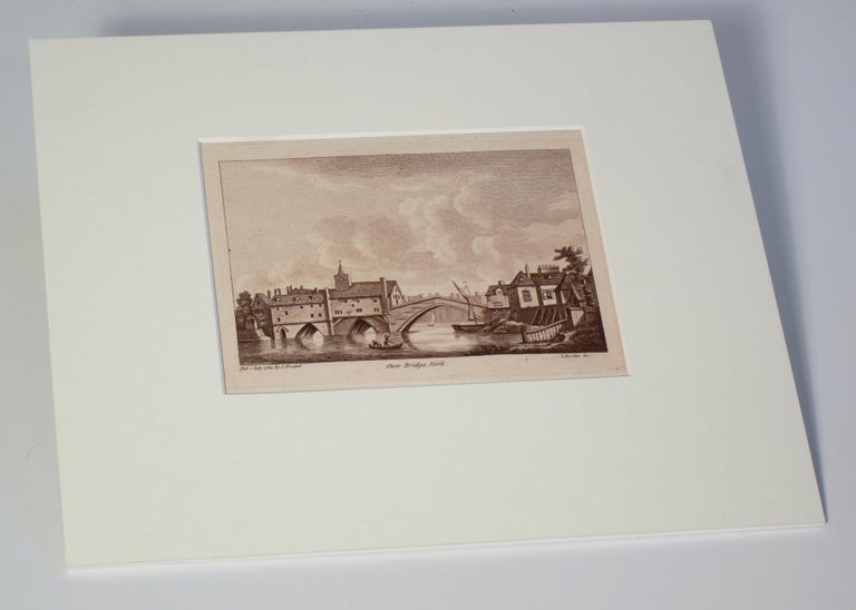 Ouse Bridge, York. Antique Print For Sale at 1stDibs