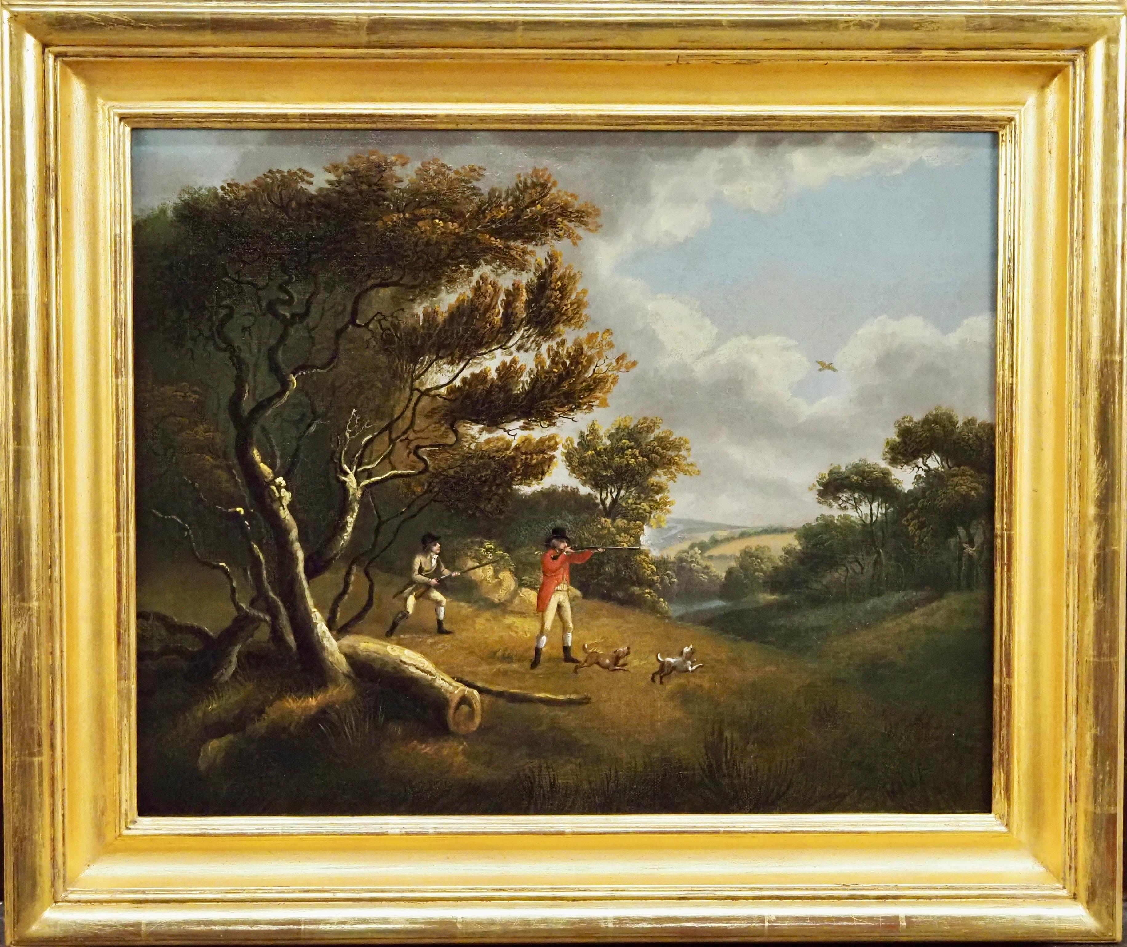 Samuel Howitt - Huntsman Shooting with dogs in a landscape For Sale at ...