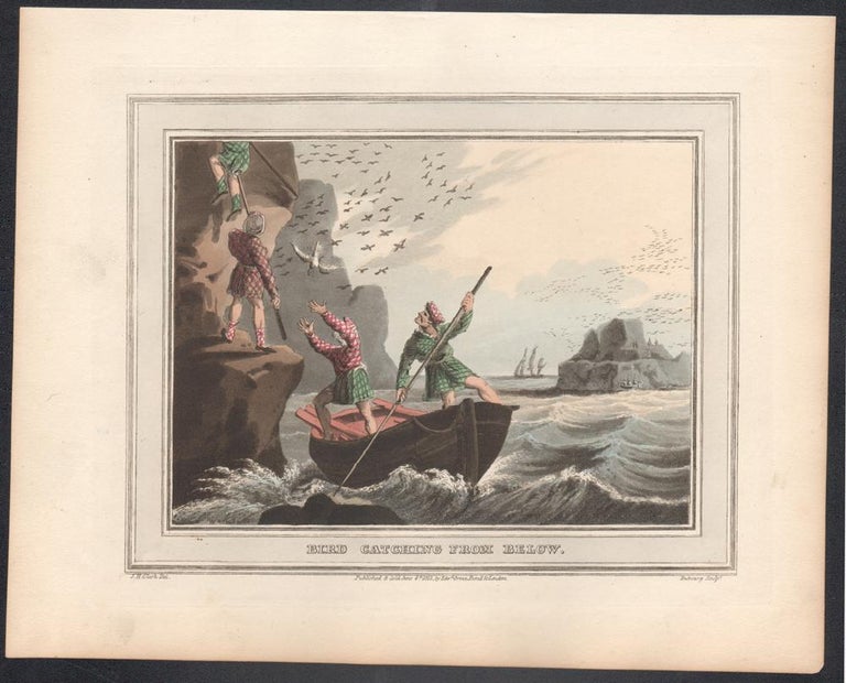 Samuel Howitt - Bird Catching from Below, Scotland, aquatint engraving ...
