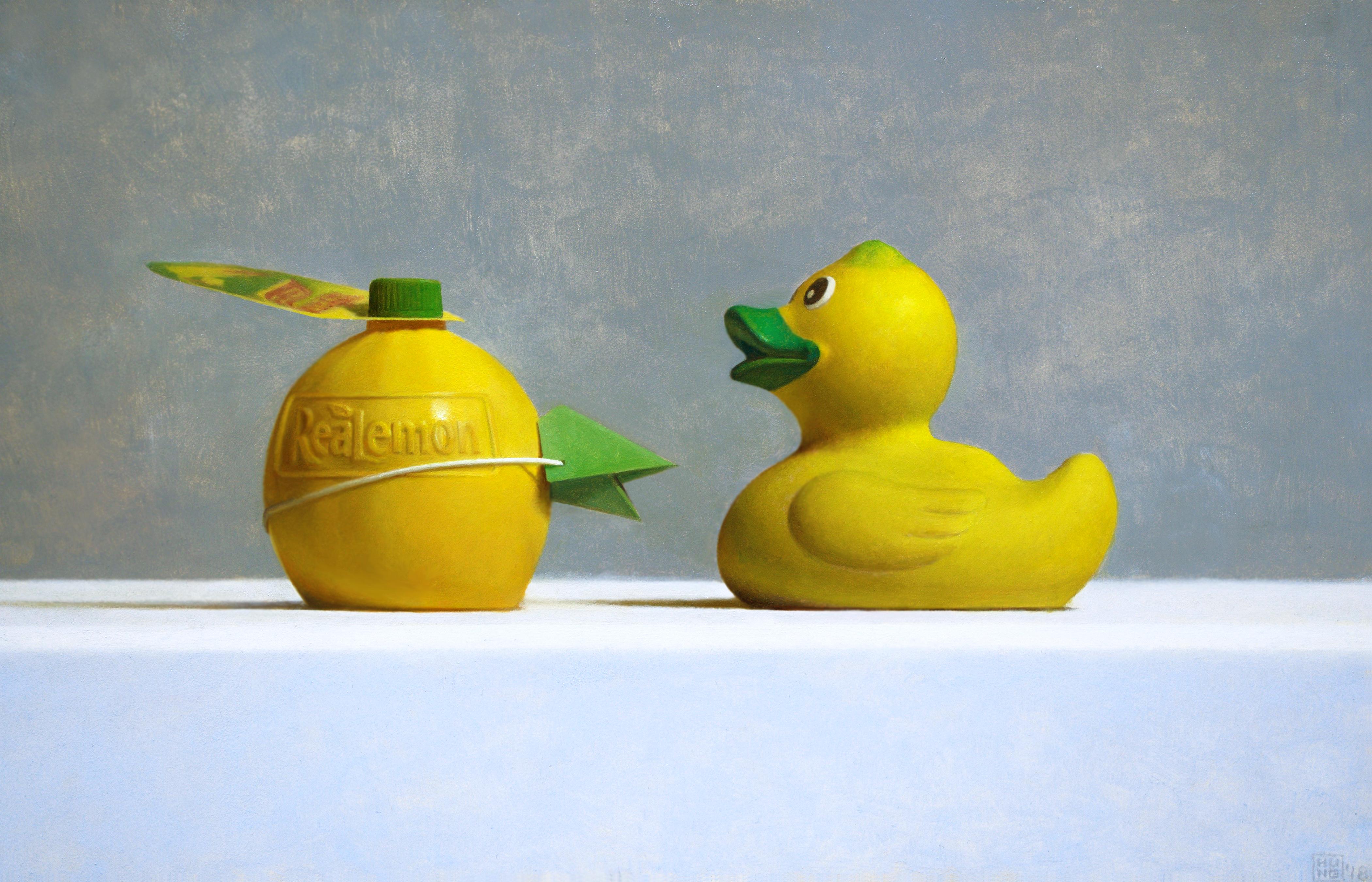 Samuel Hung - Imposters #18 (Lemon Duck and Real Lemon) For Sale at 1stDibs
