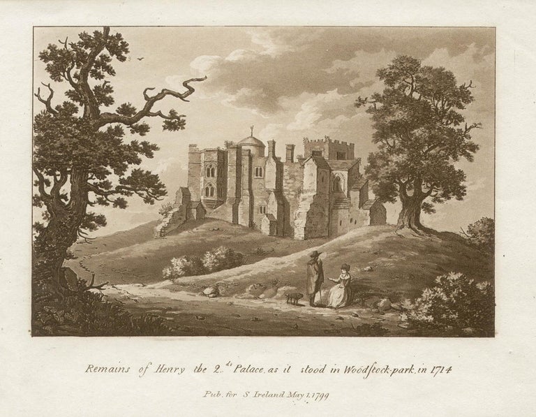 Samuel Ireland - Remains of Henry II's Palace, late 18th century ...
