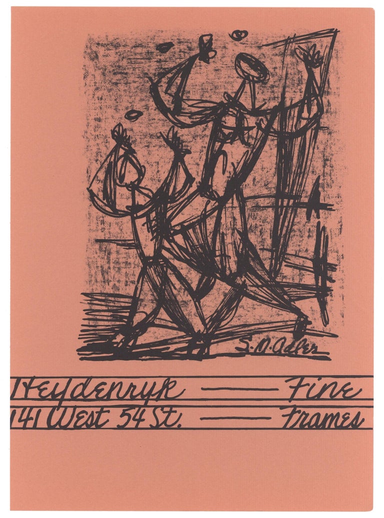 Samuel M. Adler - original lithograph For Sale at 1stDibs