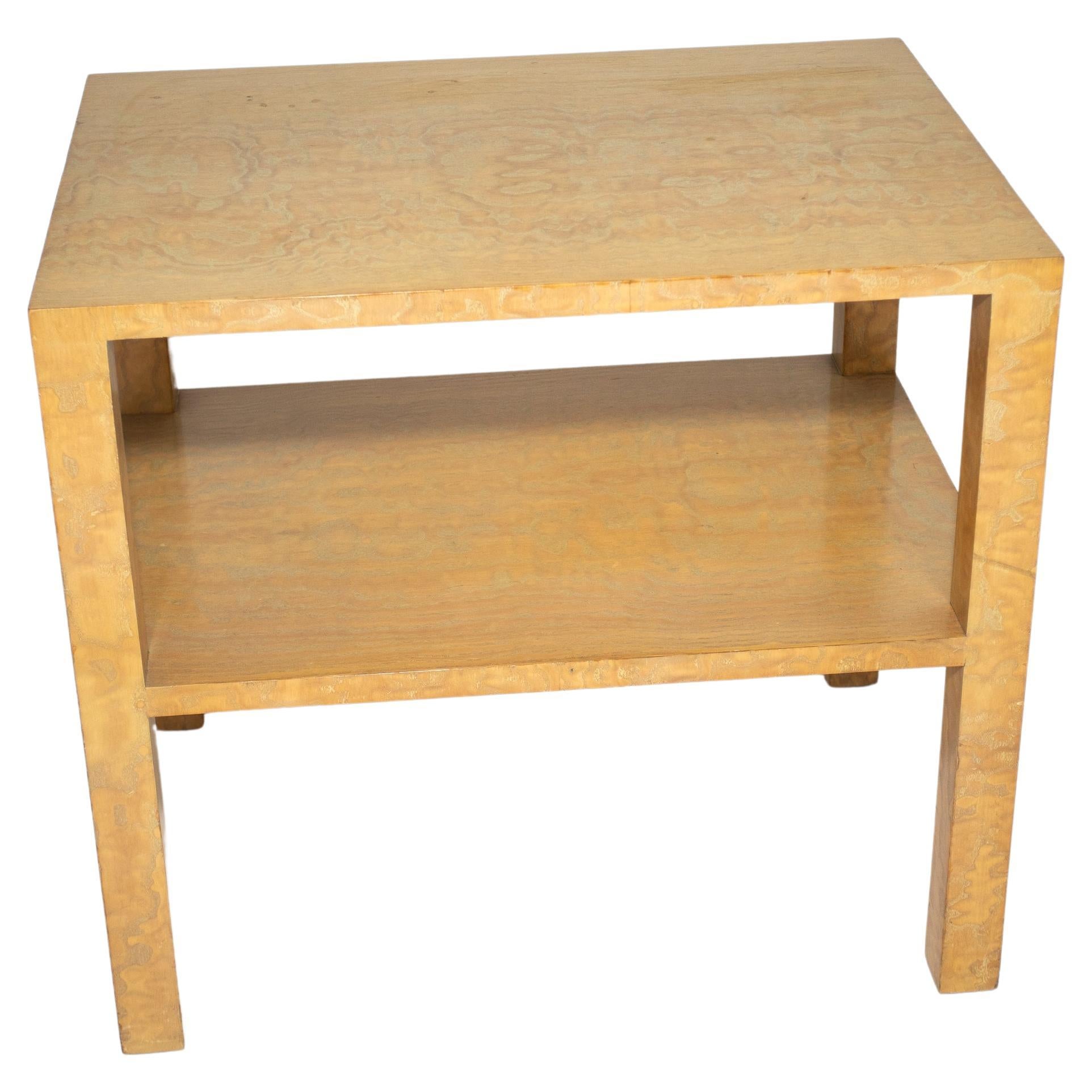 Samuel Marx 2- Tier Table For Sale at 1stDibs