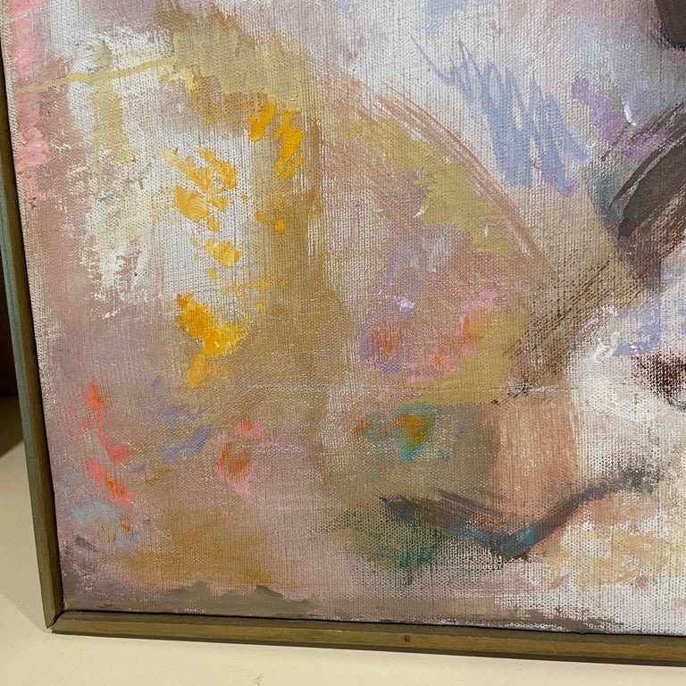 Samuel Rosenberg of Pittsburgh Mid-Century Abstract Original Oil ...