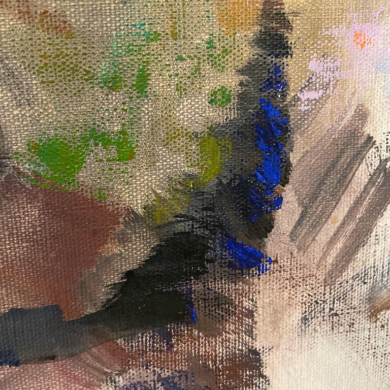 Samuel Rosenberg of Pittsburgh Mid-Century Abstract Original Oil ...