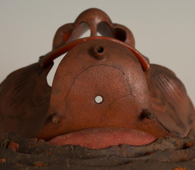 Samurai Mask with a Fierce Expression Ressei Menpo For Sale at 1stDibs