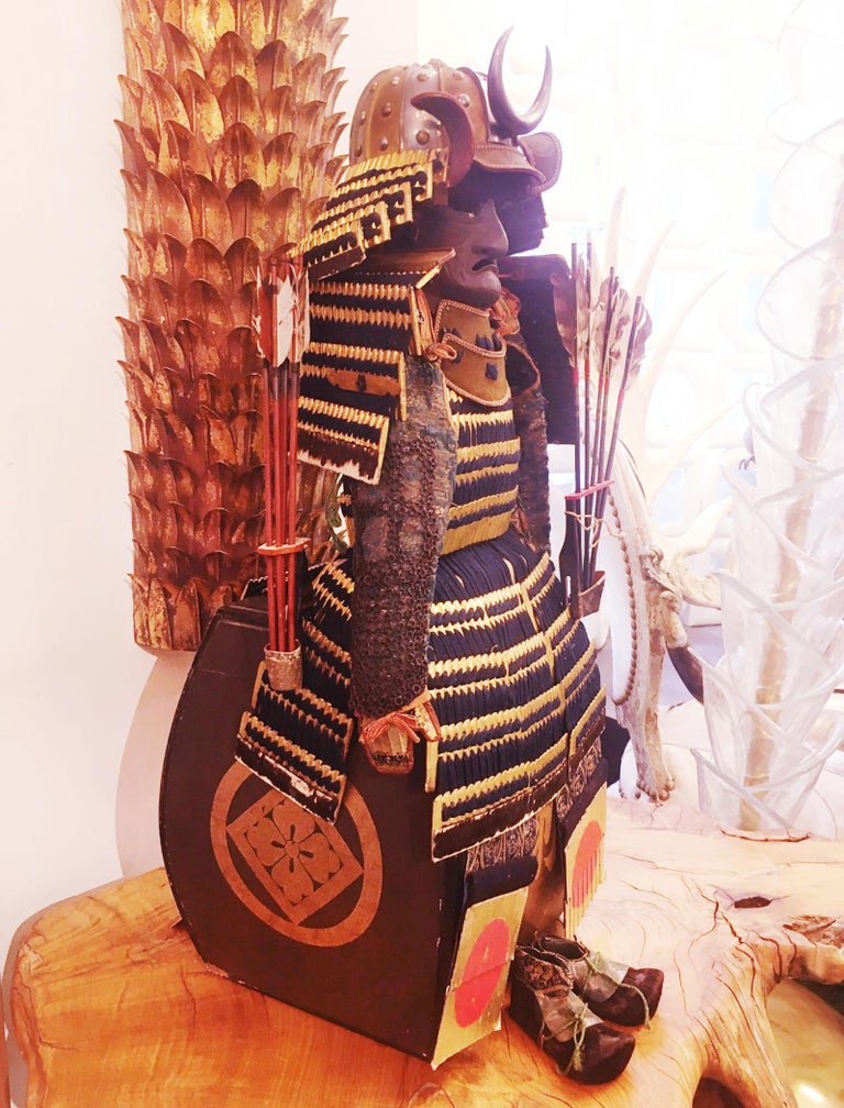 Samuraï Yoshitsune Puppet Sculpture For Sale at 1stDibs