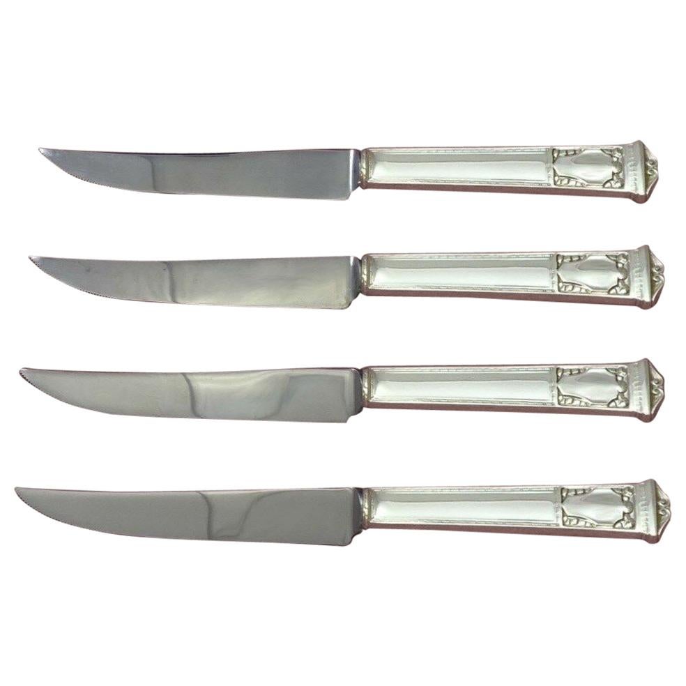 Shell and Thread by Tiffany and Co. Sterling Silver Steak Knife Set 4 ...