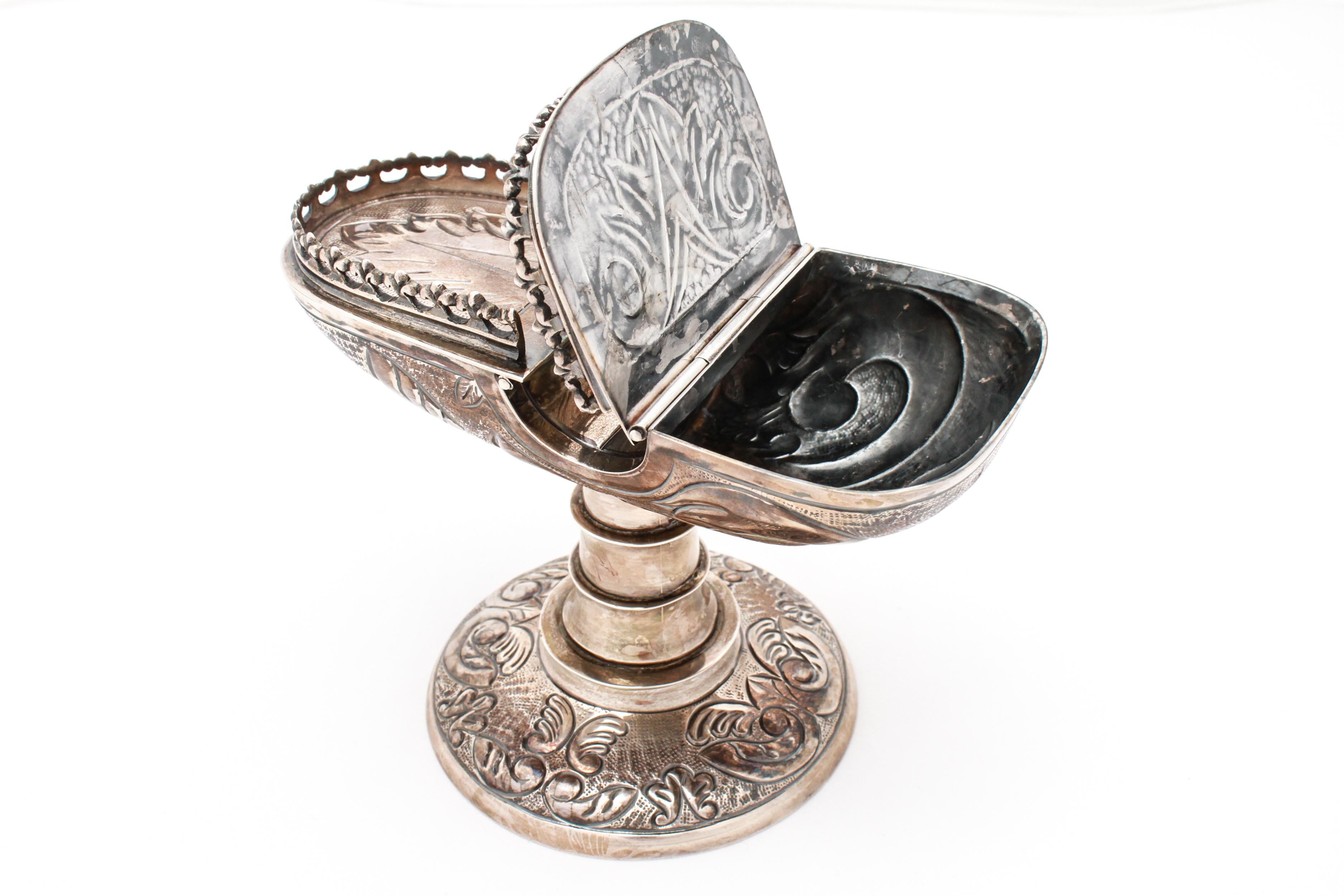 Sanborns Mexican Baroque Style Sterling Silver Salt and Pepper Cellar ...