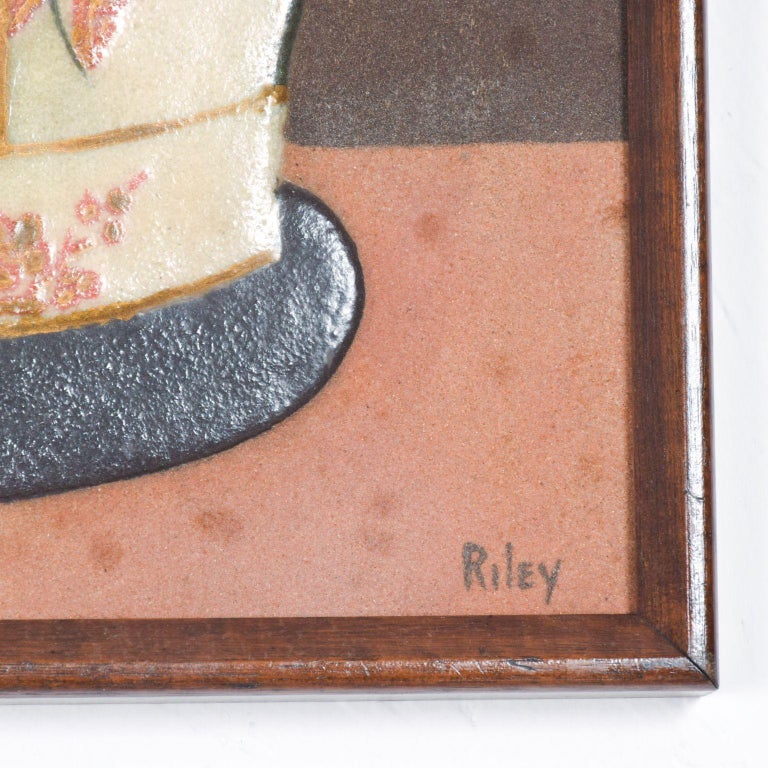 1970s Sandpainting Artwork by Riley Johnston Midcentury Modern ...