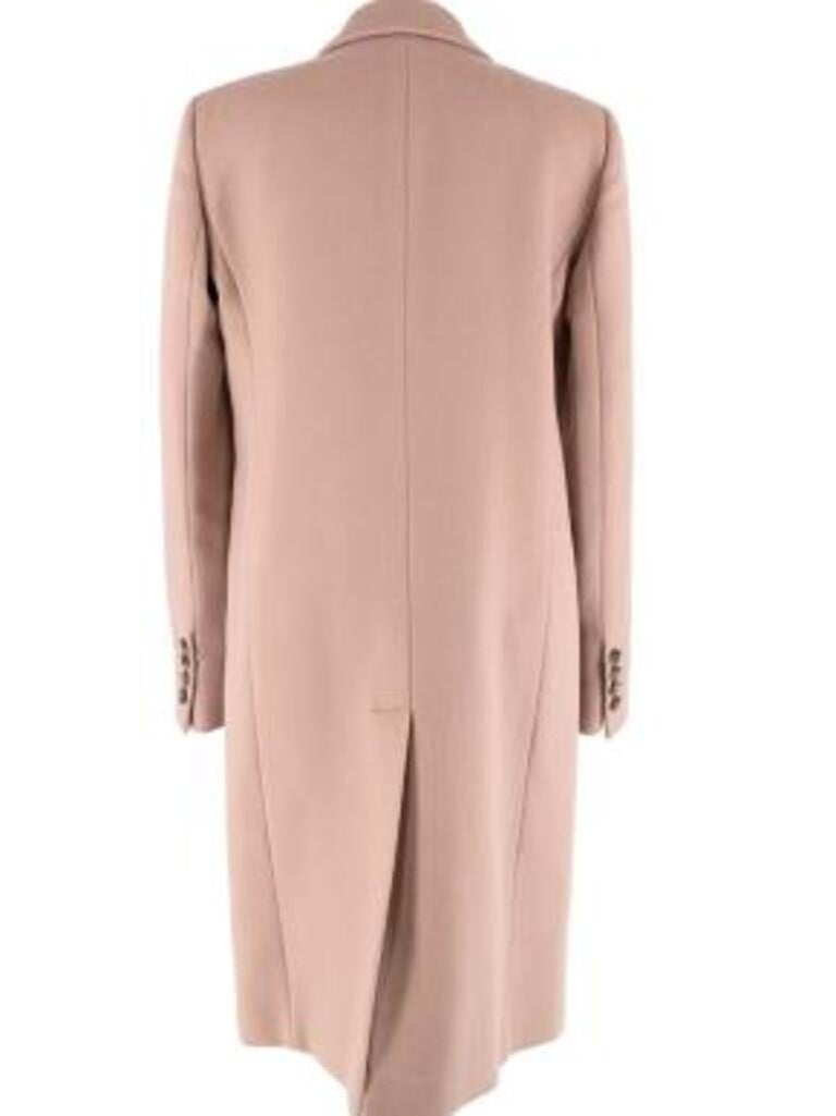 Sand Wool Single Breasted Coat For Sale at 1stDibs