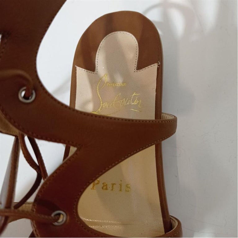 Christian Louboutin Sandal size 37 1/2 For Sale at 1stDibs