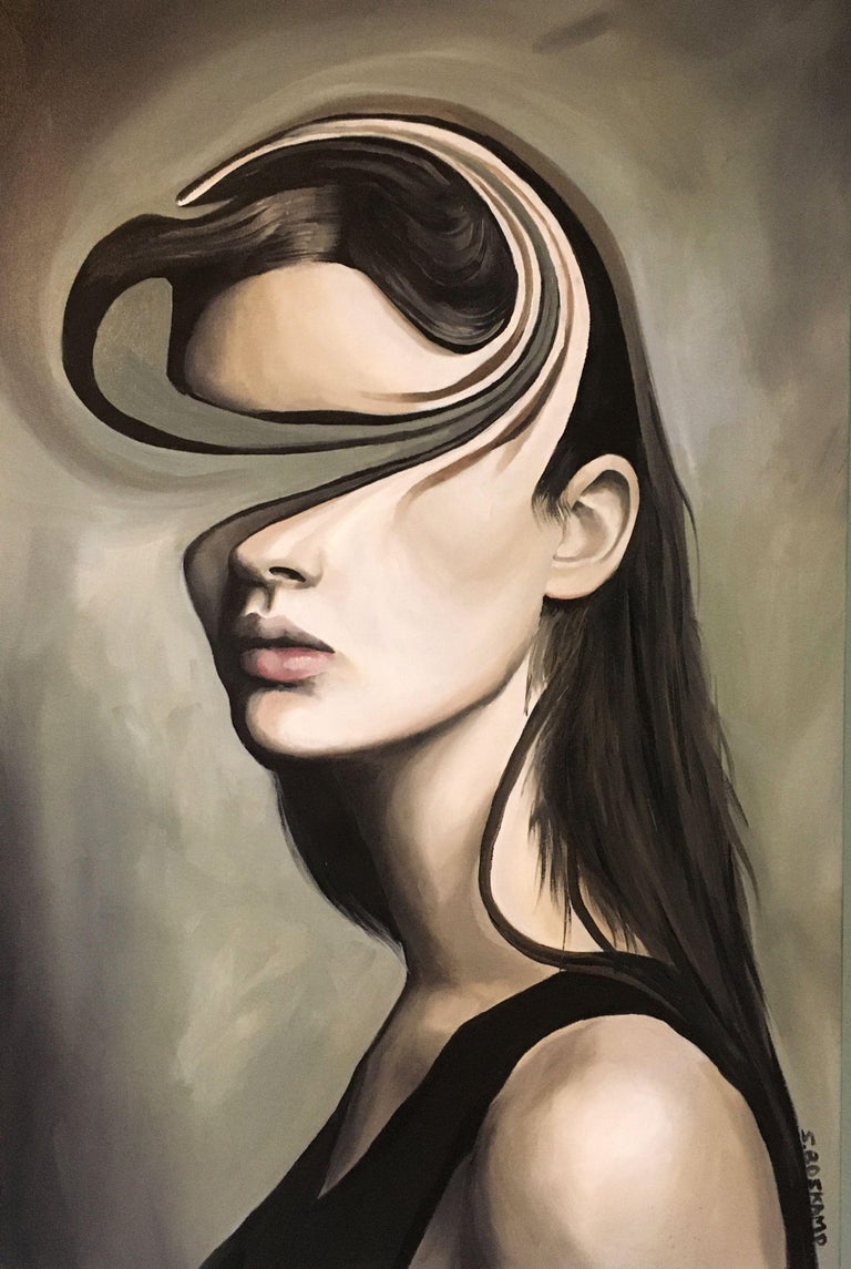 Sandra Boskamp - It Was All Just a Dream, Painting, Oil on Canvas For ...