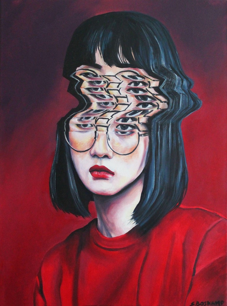 Sandra Boskamp - Maya, Painting, Oil on Canvas For Sale at 1stDibs