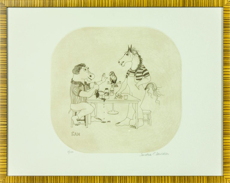 Sandra Calder Davidson - "SAM" lithograph by children's book author and ...