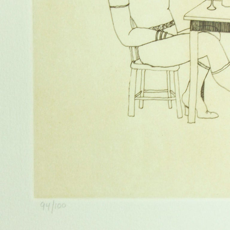 Sandra Calder Davidson - "Untitled (Giraffes)" lithograph by Sandra ...