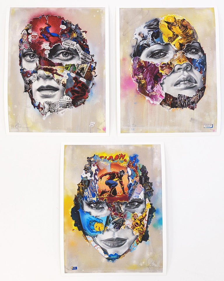 Sandra Chevrier - LA CAGE (TRIPTYCH) For Sale at 1stDibs