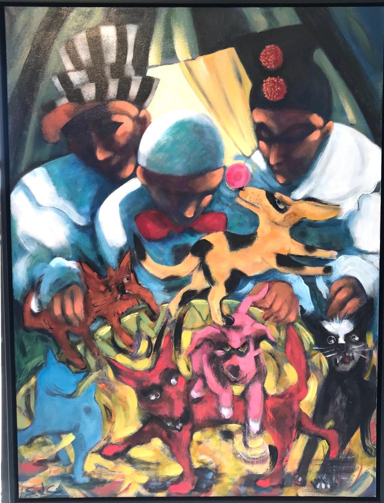 Sandra Jones Campbell - "3 Fools: Meany, Minor, Moe" Contemporary ...