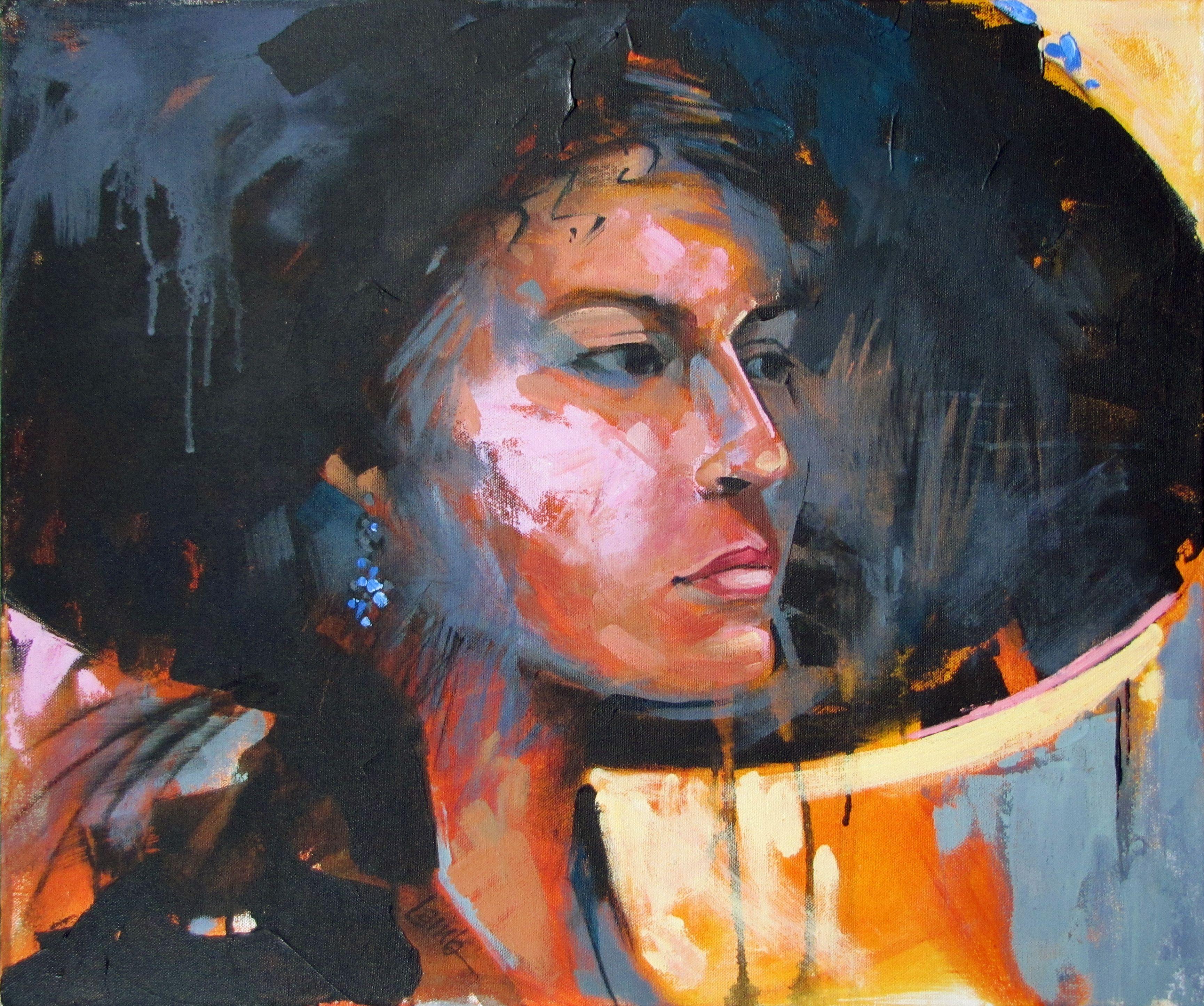 Sandra Lamb - Harbinger, Painting, Acrylic on Canvas For Sale at 1stdibs