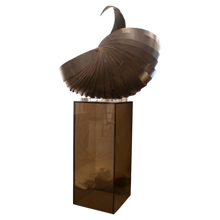 Sandra Osip Abstract Progression Steel Sculpture, 1988 For Sale at 1stDibs