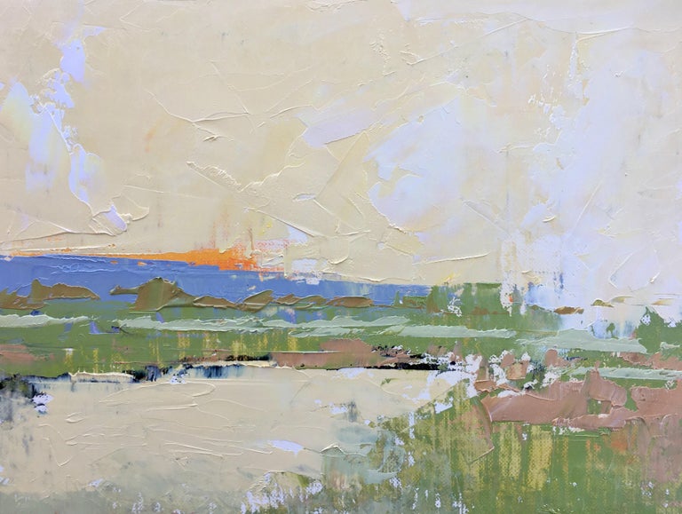 Sandra Pratt - "Evening Sky", Oil painting For Sale at 1stDibs