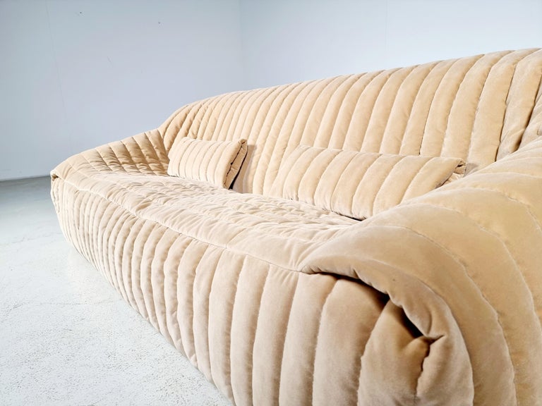 Sandra Sofa by Annie Hiéronimus for Cinna Ligne Roset, 1970s at 1stDibs