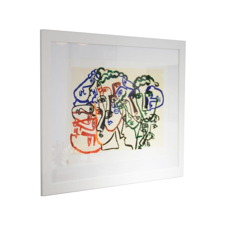 Sandro Chia Olympic Games Beijing 2008 Original Lithography, Italy ...