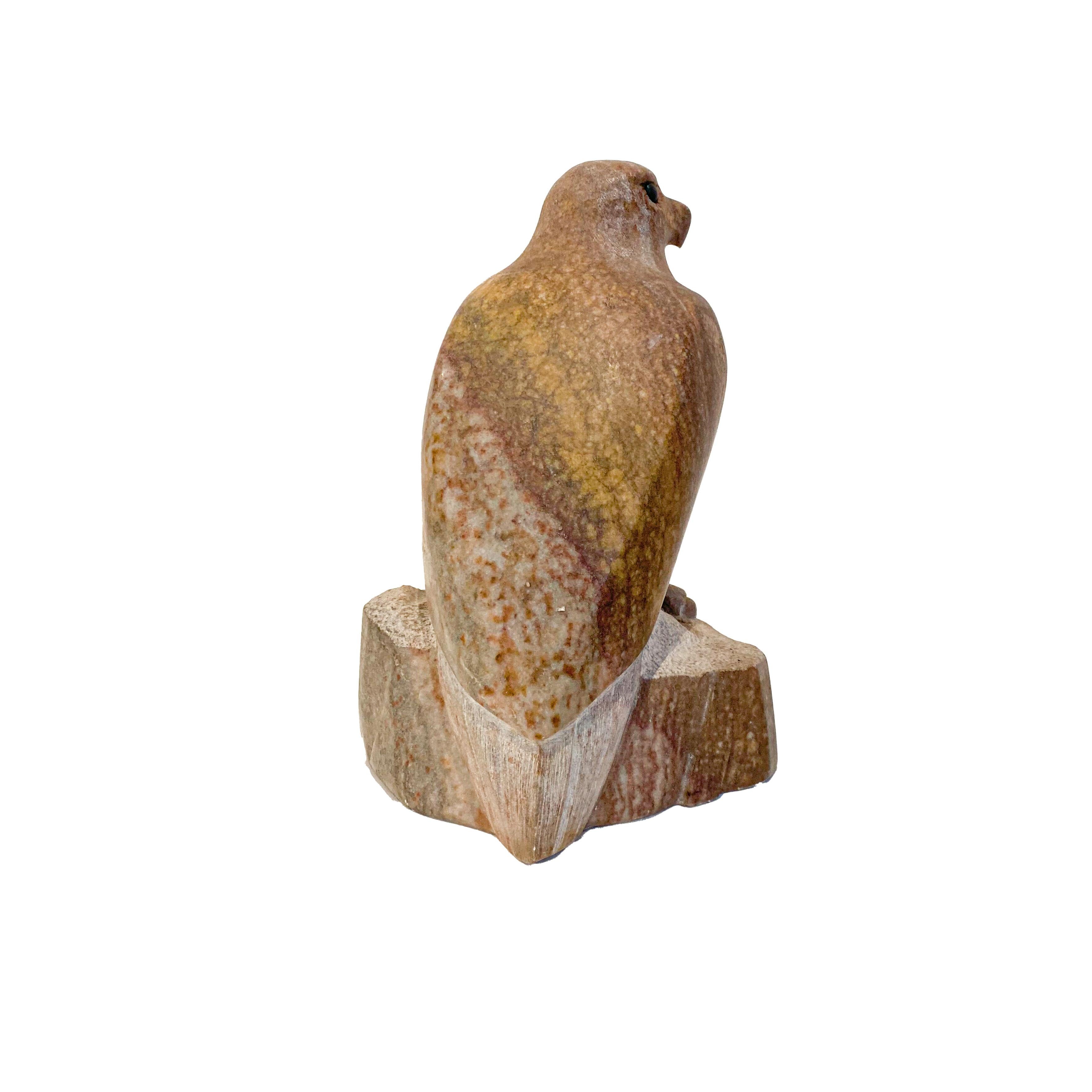 Sandstone Carving of a Peregrine Falcon For Sale at 1stDibs