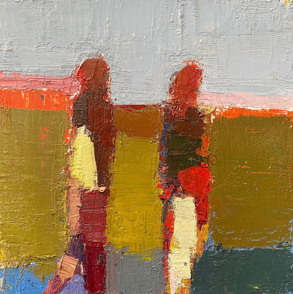 Sandy Ostrau - HOME ON THE RIDGE at 1stDibs | sandy ostrau paintings ...