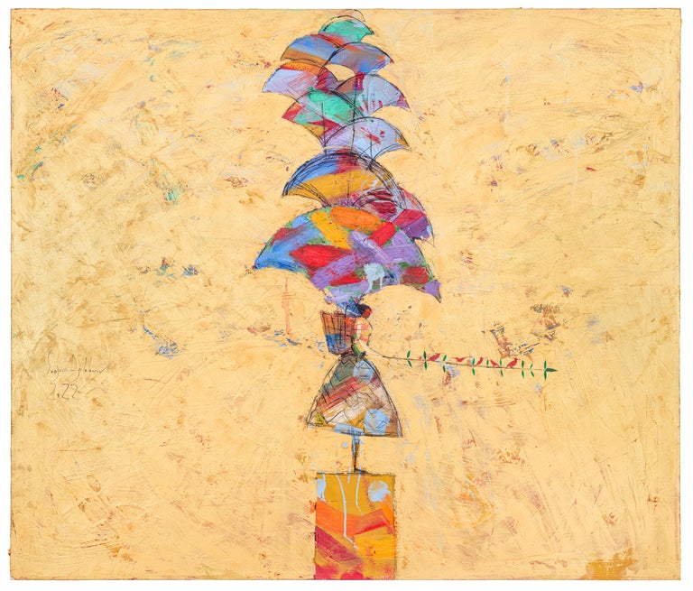 Sanjar Djabbarov - "No Fuss in the East" Oil Painting 51" x 55" in by ...