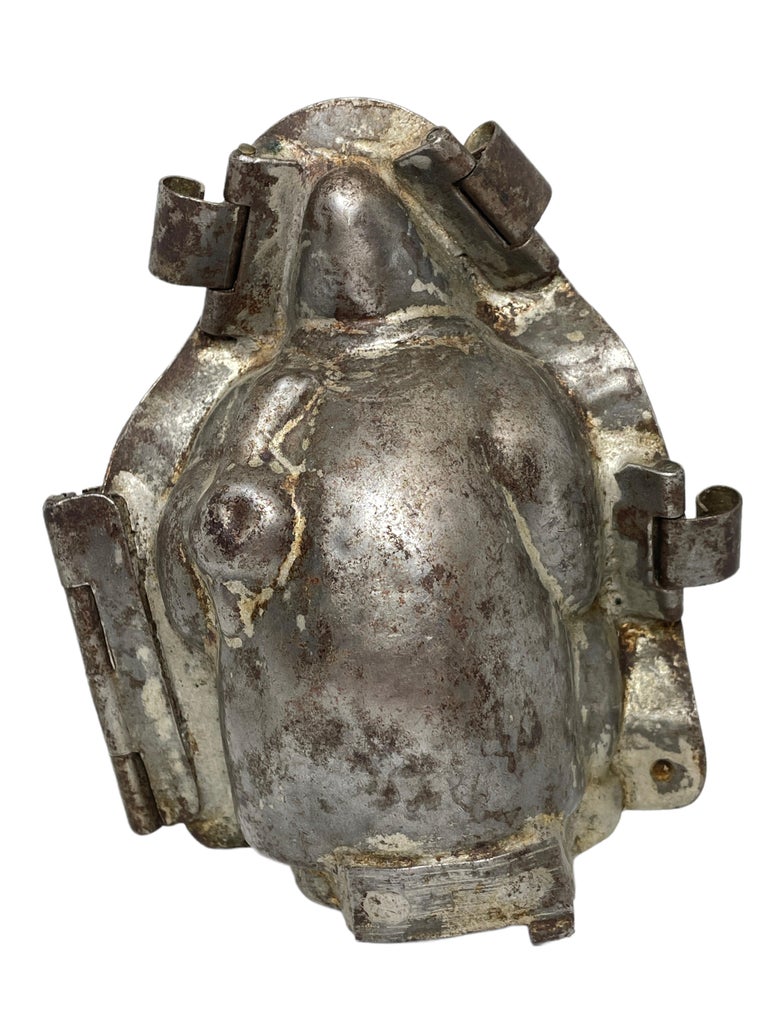 Santa Claus Belsnickle Chocolate Mold Antique German Christmas, 1930s ...