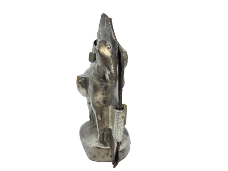 Santa Claus Donkey Mule Christmas Chocolate Mold Antique 1920s, Austria ...